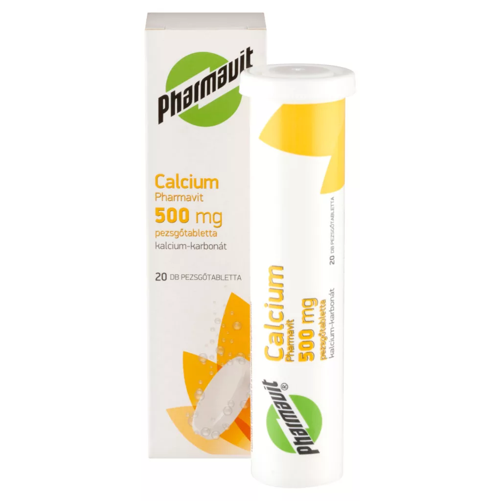 Calcium Pharmavit 500 mg pezsgőtabletta 20 db - Online vásár