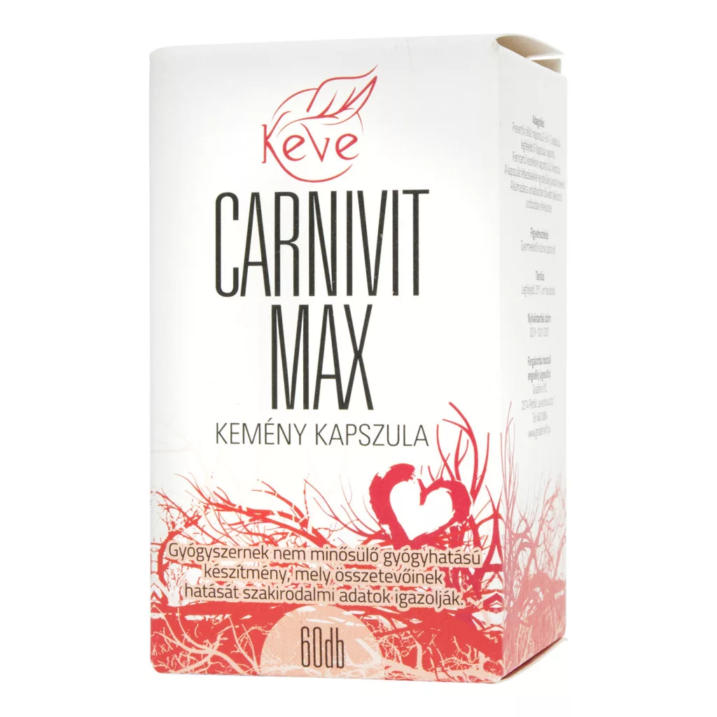 Keve Carnivit max kapszula 60 db - Online vásárlás