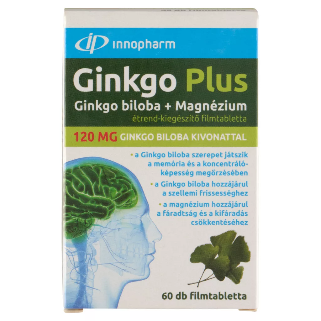 Innopharm Ginkgo Plus 120 mg filmtabletta 60 db - Online vás