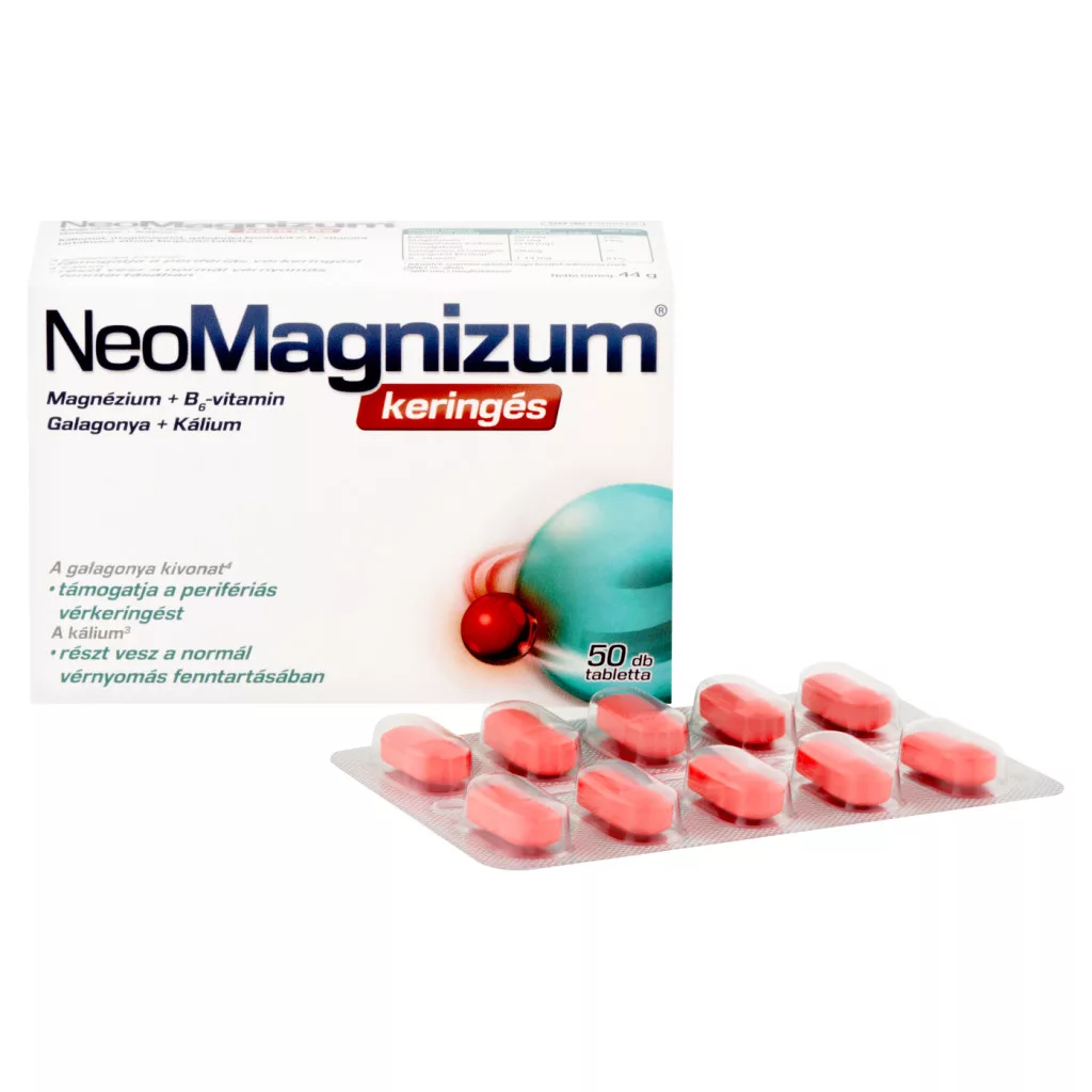 NeoMagnizum keringés tabletta 50 db - Online vásárlás