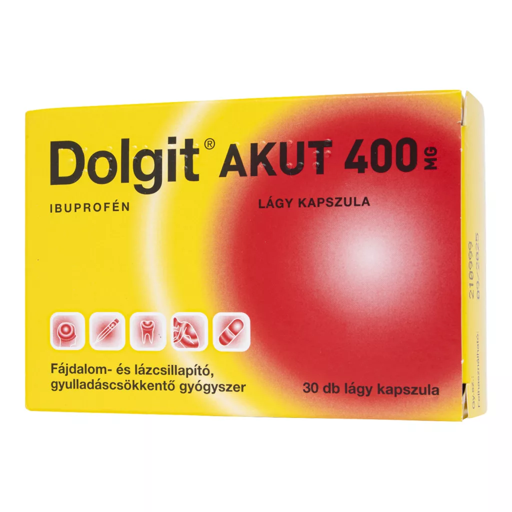 Dolgit Akut 400 mg lágy kapszula 30 db - Online vásárlás