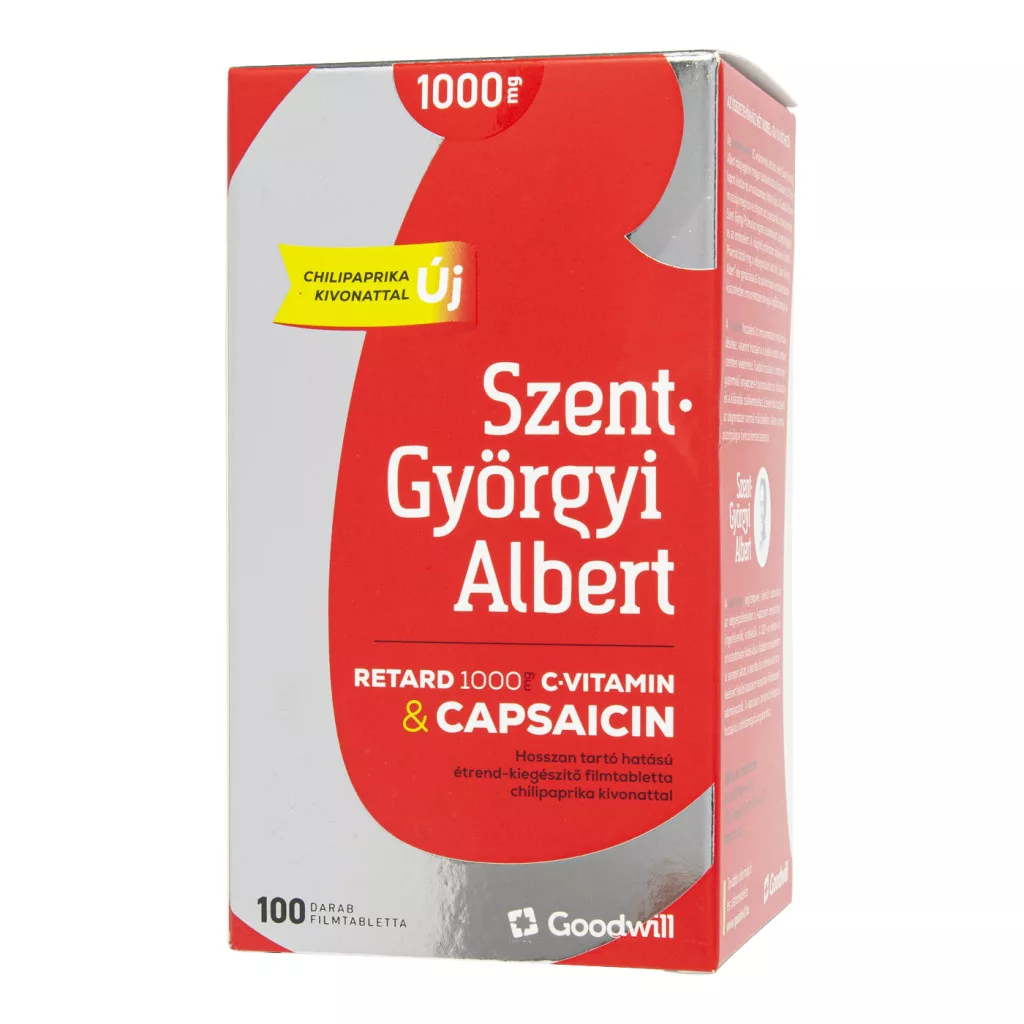 Szent-Györgyi Albert C-vitamin 1000 mg + capsaicin filmtable