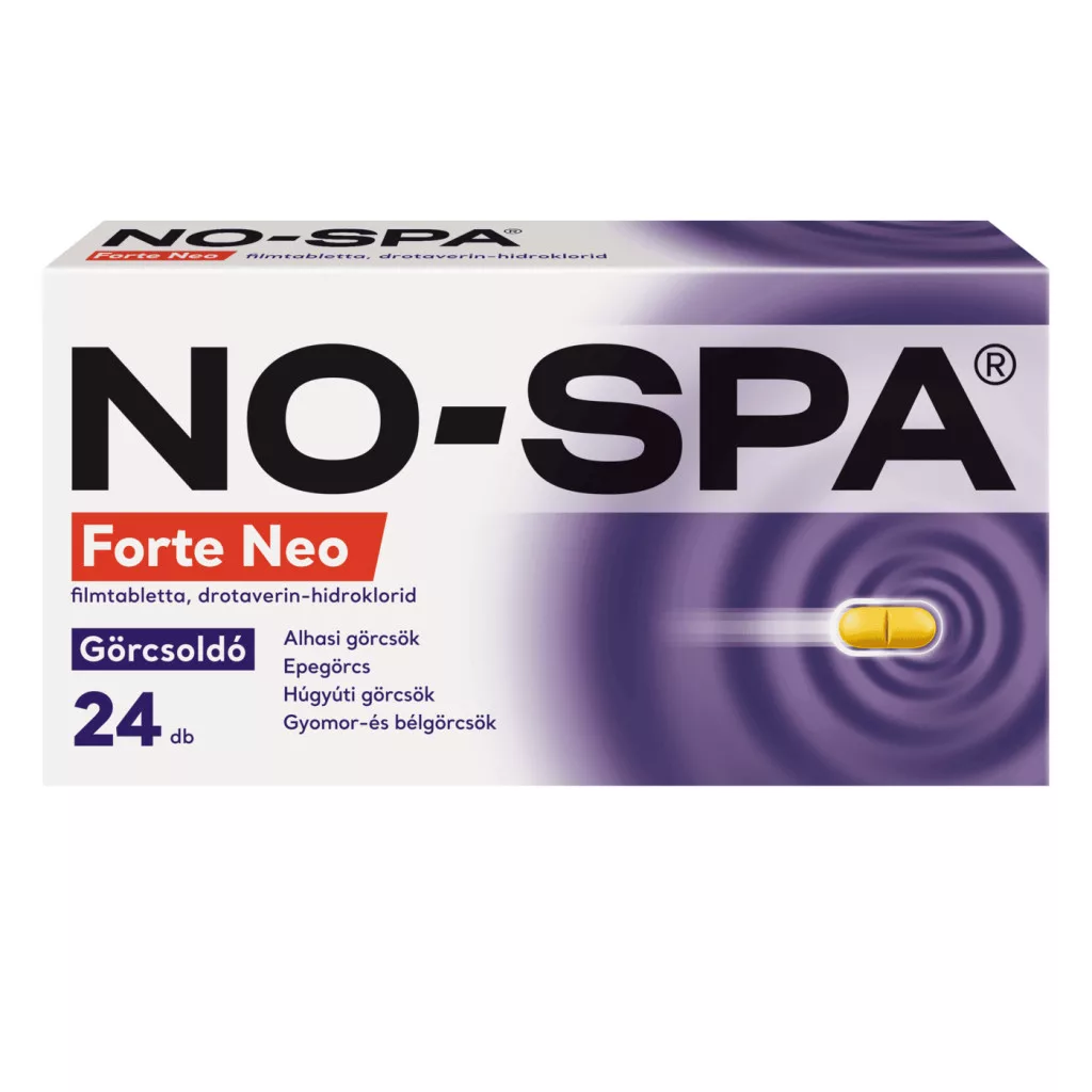 No-Spa Forte Neo filmtabletta 24 db - Online vásárlás
